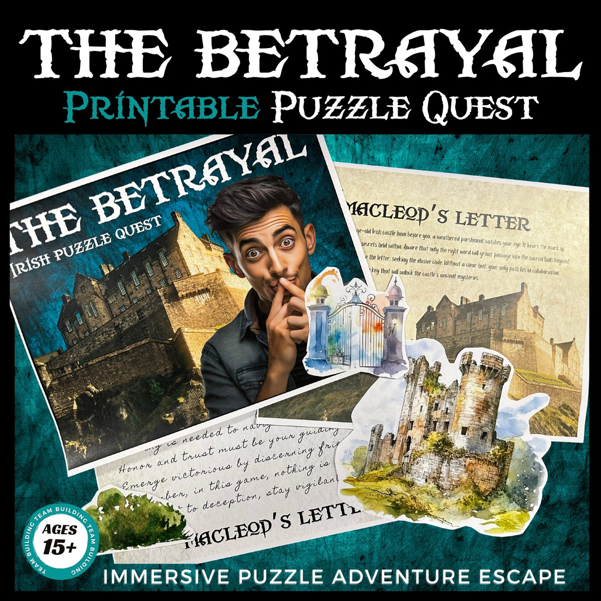 The Betrayal DIY Printable Escape Room, Ireland Themed Escape - The Tr – It's a Lock Escapes